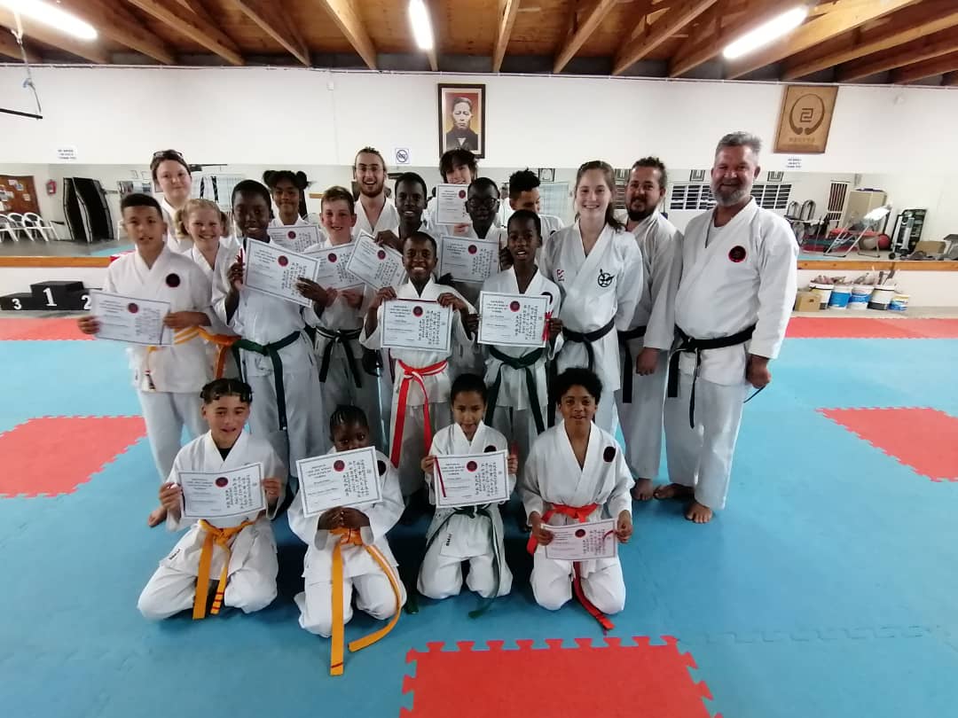 Closing off the year with gradings and best attendance celebrations ...